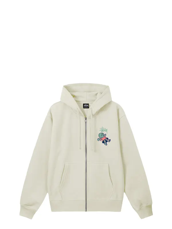 StÜssy Dollie Zip Hoodie 'stone - Cream