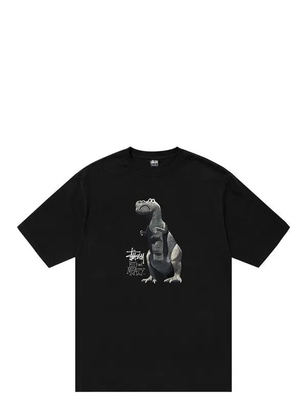 StÜssy Big & Meaty Pigment Dyed Tee - Black