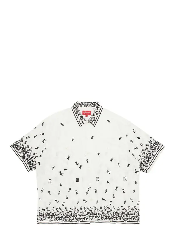 Supreme Nouveau Embroidered Shirt - White