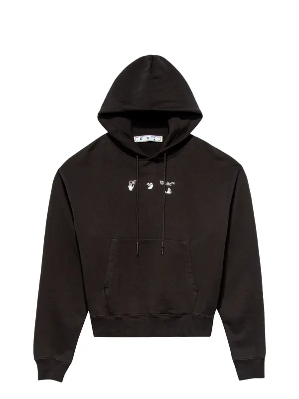 Off-White Marker Over Hoodie - Black