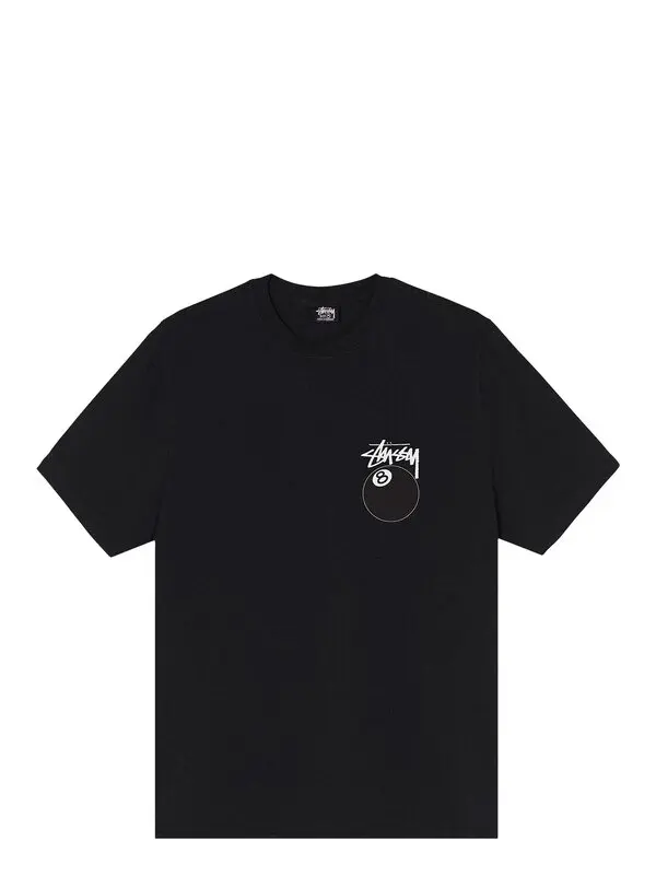 StÜssy 8 Ball Pigment Dyed Tee - Black