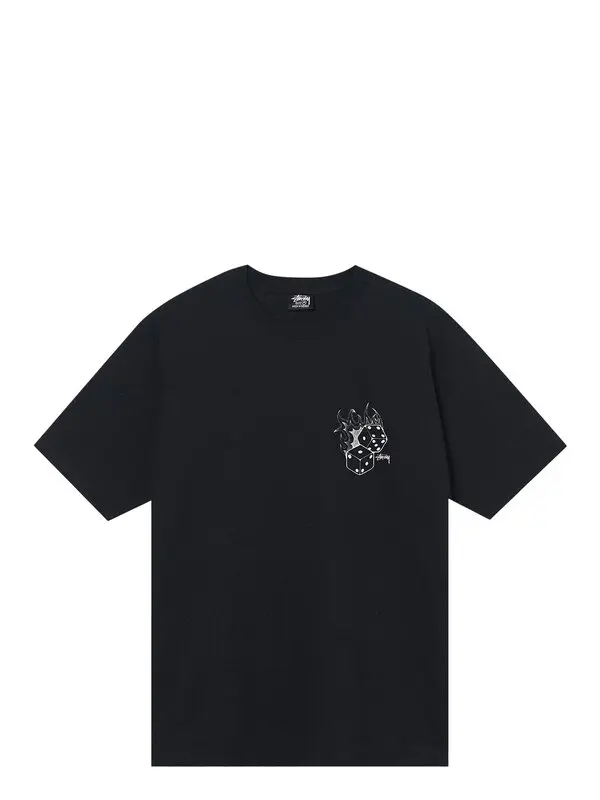 StÜssy Fire Dice Tee - Black