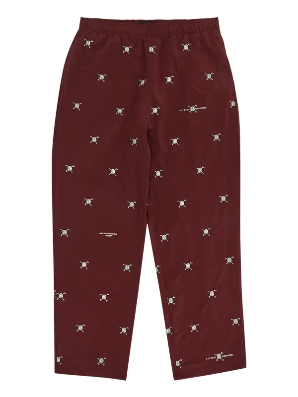 Supreme X Undercover Track Pant 'burgundy - Red