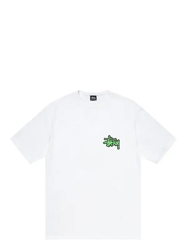 StÜssy Checker Stock Tee - White