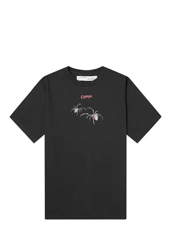 Off-White Arachno Arrow Short-sleeve T-shirt /bordeau - Black