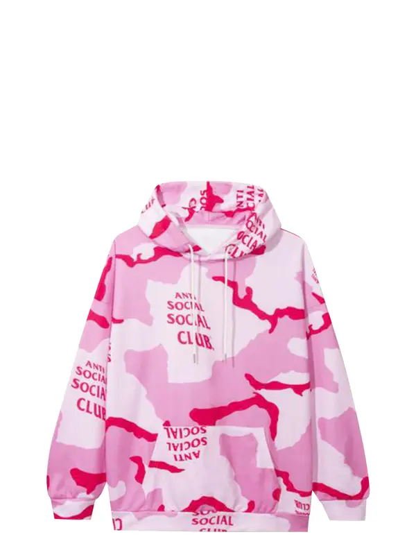 ANTI SOCIAL SOCIAL CLUB Cotton Candy Camo Hoodie - Pink