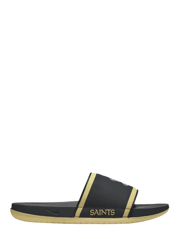 Nike Nfl X Offcourt Slide 'new Orleans Saints - Black