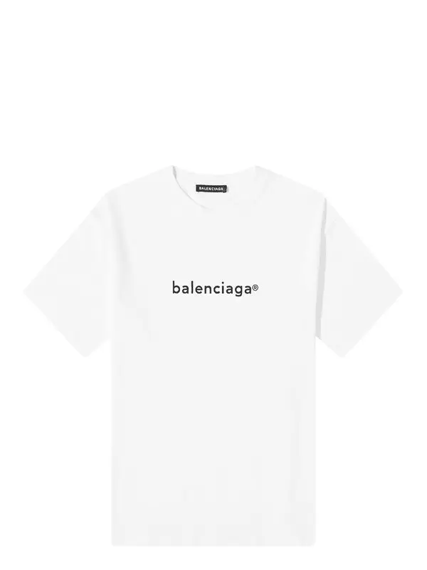 Balenciaga New Copyright Logo T-shirt - White
