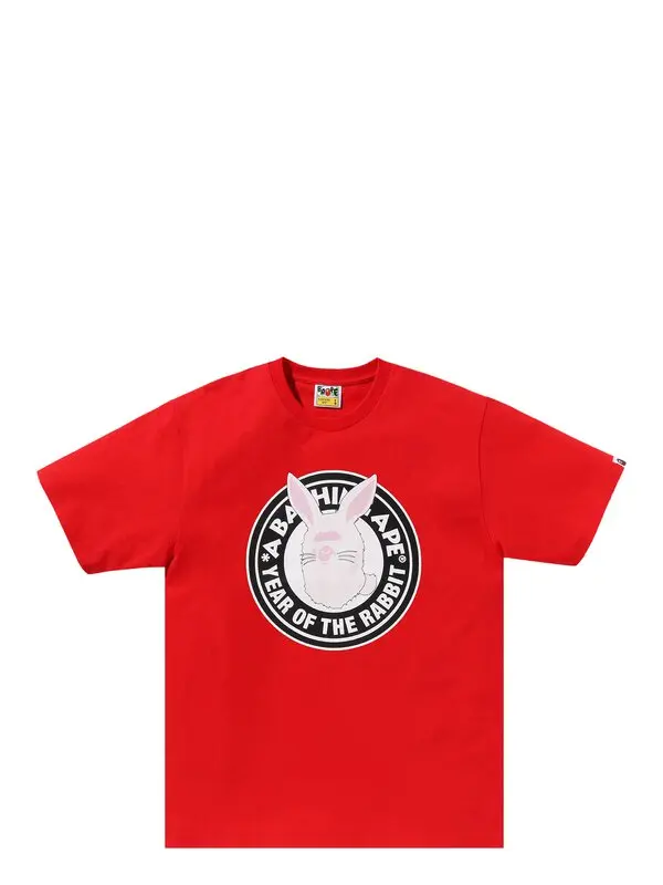 A BATHING APE Year Of The Rabbit Tee - Red
