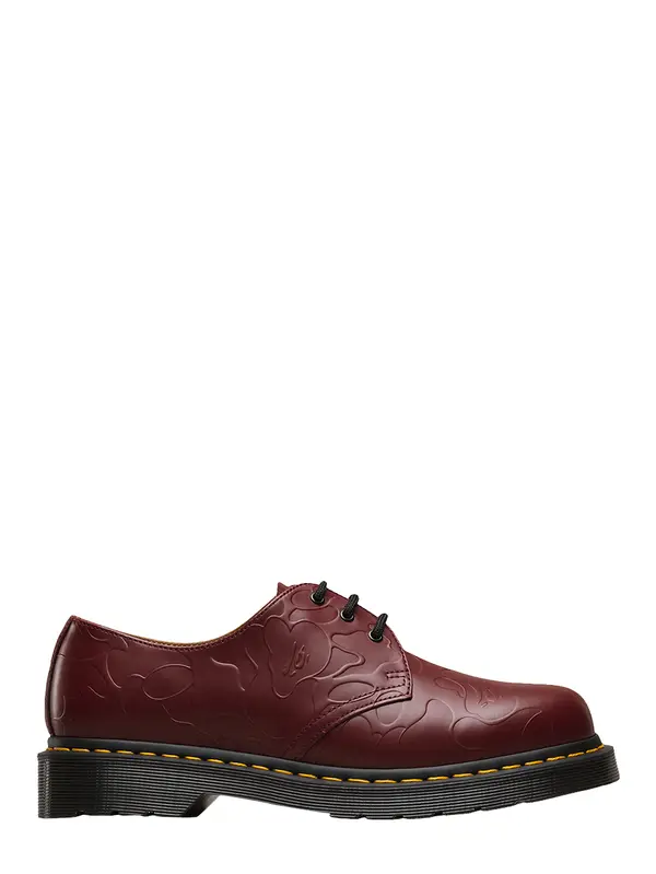Dr. Martens X A Bathing Ape Embossed 1461 - Red