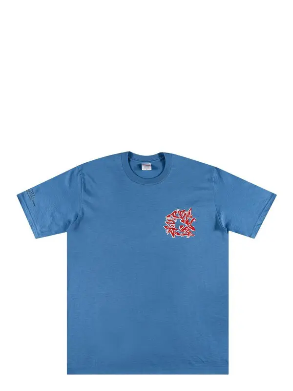 Supreme Support Unit Tee 'dusty Light Royal - Blue