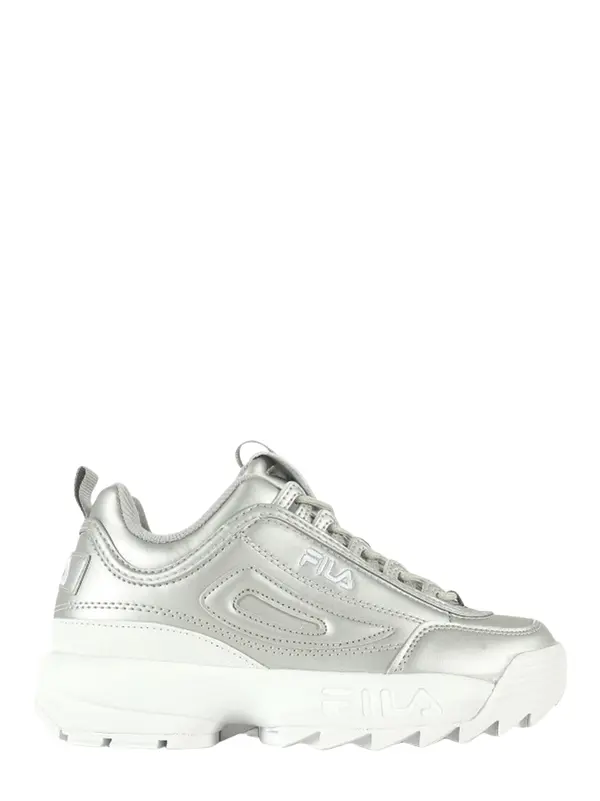 FILA Disruptor 2 Premium Metallic Sneakers - Silver