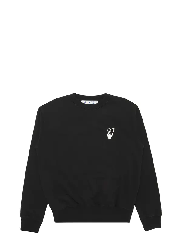 Off-White Caravaggio Lute Slim Crewneck - Black