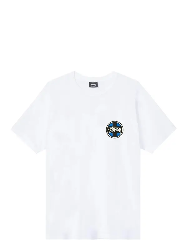StÜssy Cross Dot Tee - White