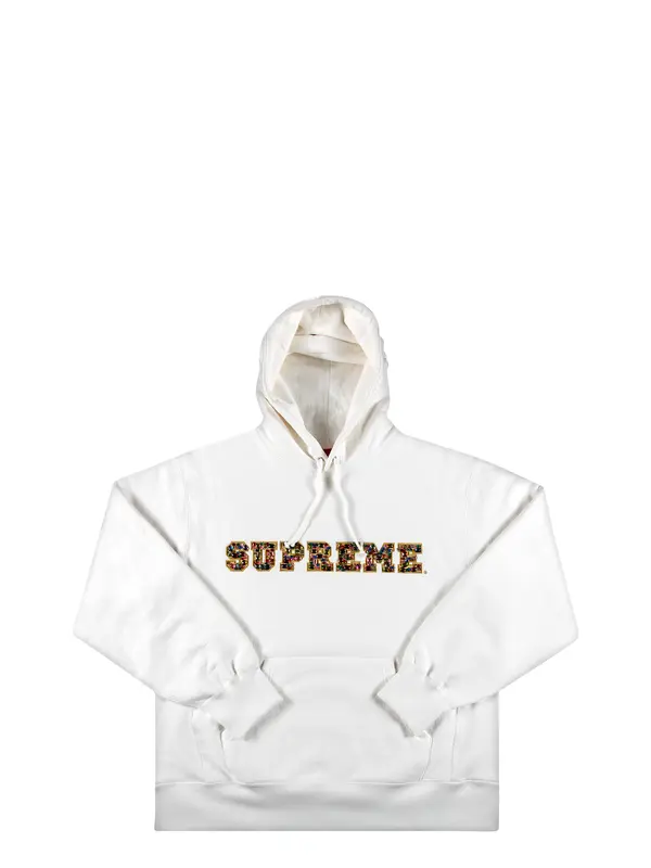 Supreme Jewels Hooded Sweatshirt - White