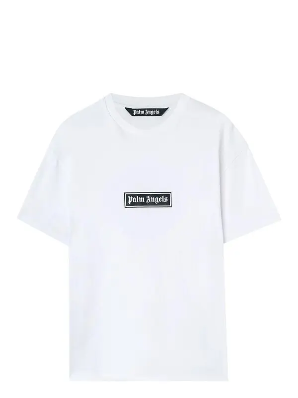 Palm Angels Gd Box Logo Tee - White