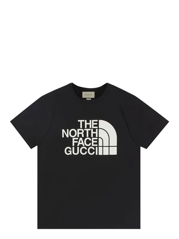 The North Face X Gucci Cotton T-shirt - Black