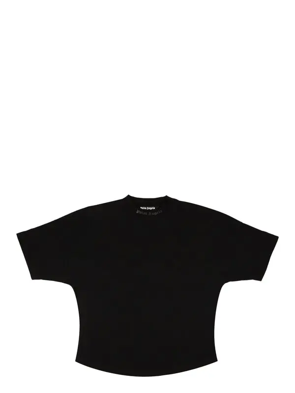 Palm Angels Glitter Classic Logo Over T-shirt - Black