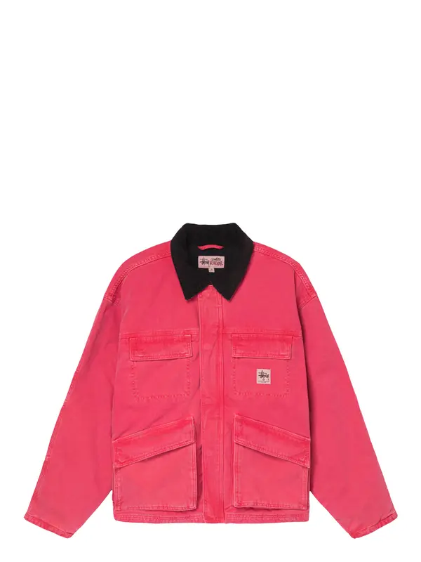 StÜssy Washed Canvas Shop Jacket - Pink
