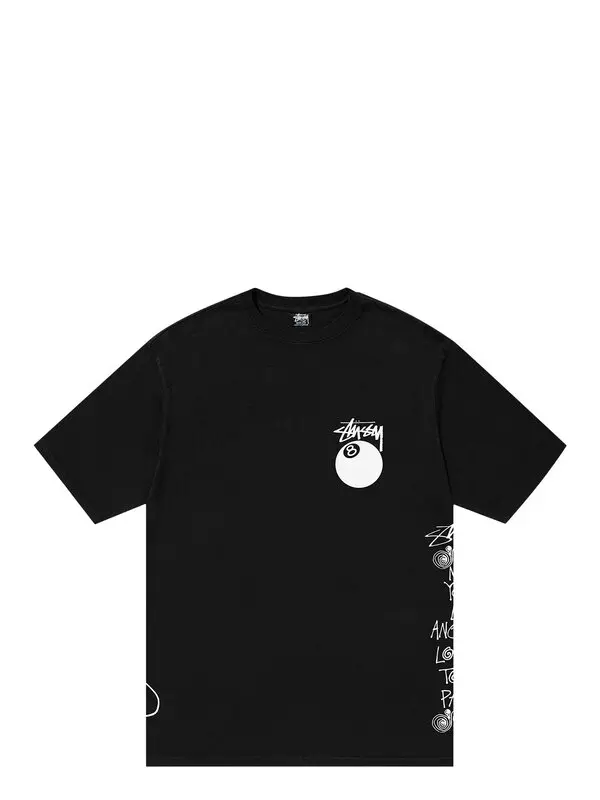 StÜssy Test Strike Pigment Dyed Tee - Black