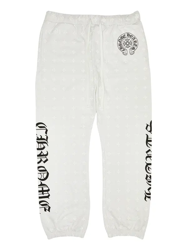 Chrome Hearts Monogram Sweatpants - White