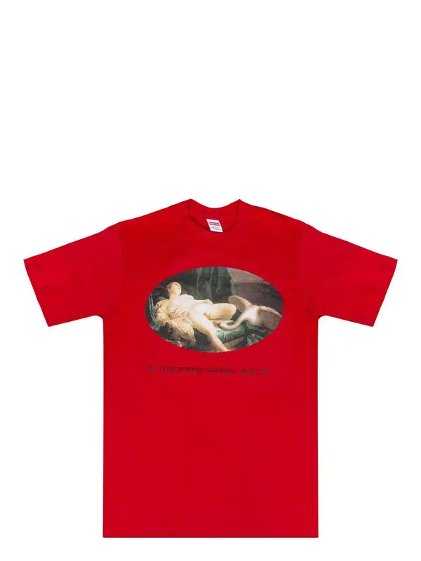 Supreme Leda And The Swan T-shirt - Red