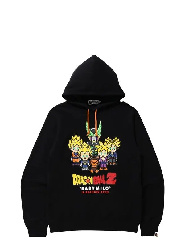 A BATHING APE X Dragon Ball Z Baby Milo Pullover Hoodie - Black