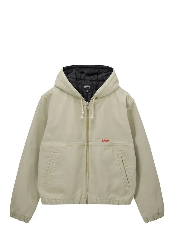 StÜssy Double Dye Work Jacket - Cream