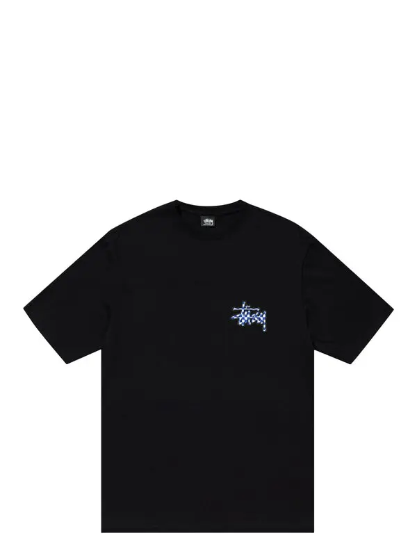 StÜssy Checker Stock Tee - Black