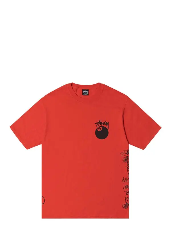 StÜssy Test Strike Pigment Dyed Tee 'tomato - Red