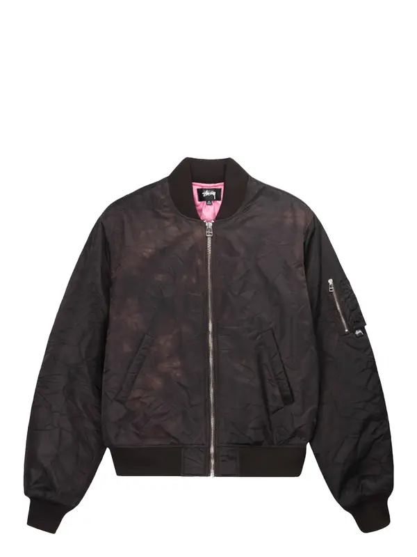 StÜssy Dyed Nylon Bomber - Brown