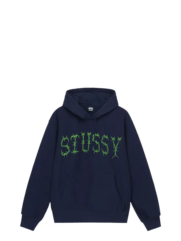 StÜssy Barb Hooded Sweatshirt - Blue