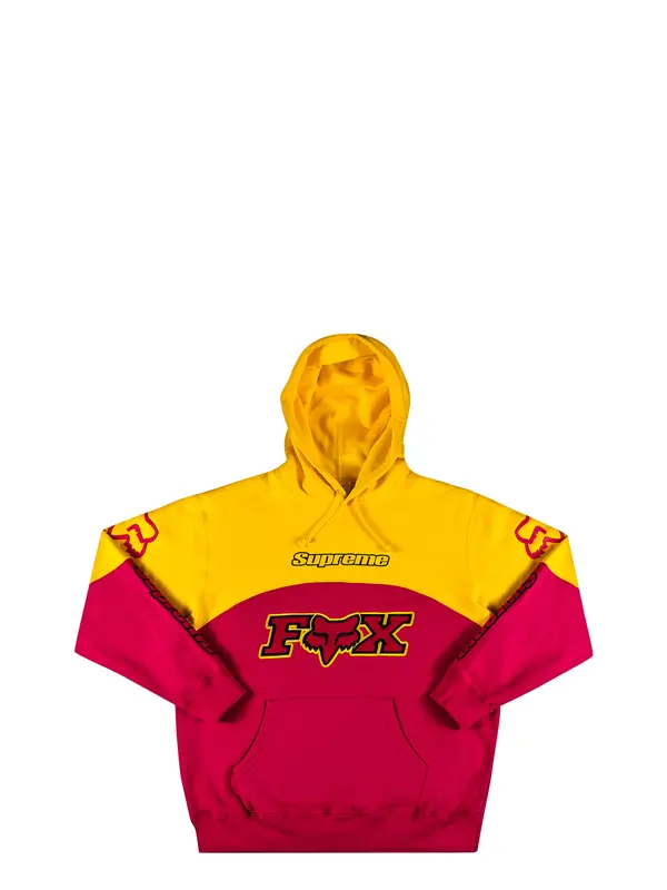 Supreme X Fox Racing Hooded Sweatshirt - Pink