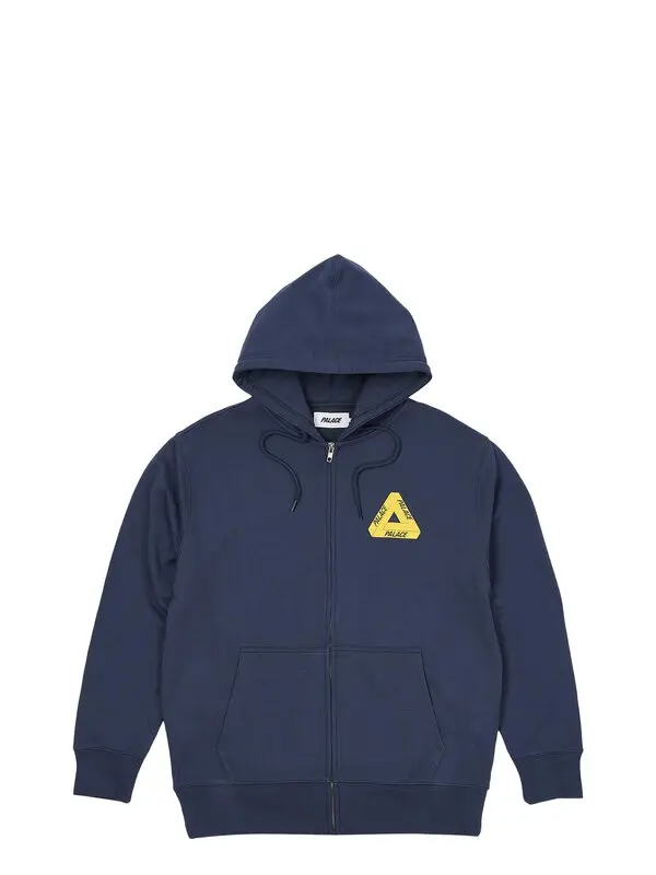 PALACE Tri-puff Print Zip Hoodie - Blue