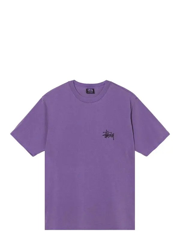 StÜssy Skull Wings Pigment Dyed Tee - Purple
