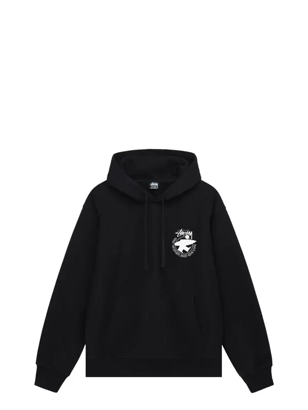 StÜssy Beach Roots Hoodie - Black