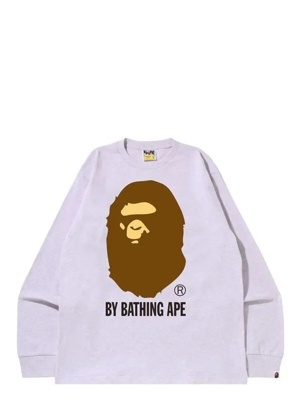 A BATHING APE By Bathing Ape Long-sleeve Tee - Grey