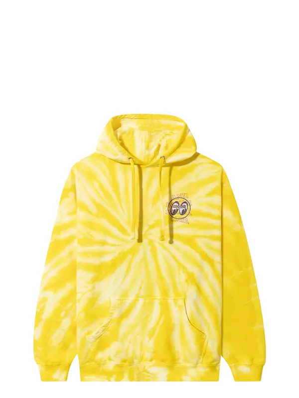 ANTI SOCIAL SOCIAL CLUB X Mooneyes Glitter Crossfire Hoodie - Yellow