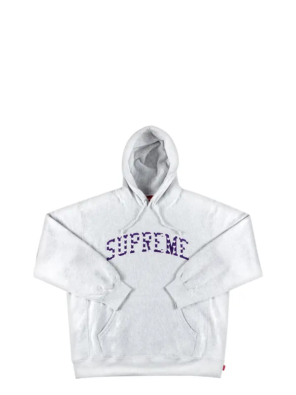 Supreme Hearts Arc Hooded Sweatshirt - Grey