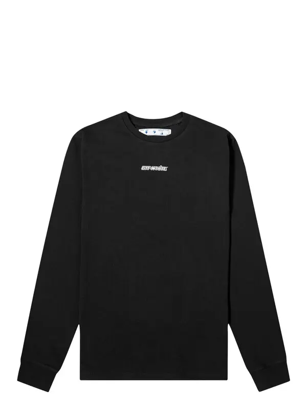 Off-White Marker Long-sleeve Tee /red - Black