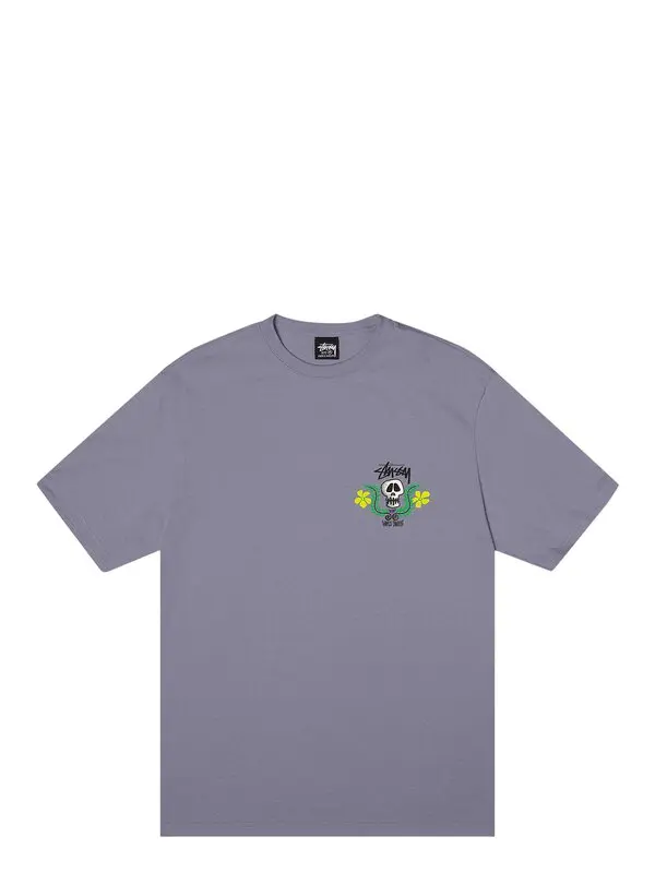 StÜssy Skull Crest Tee 'mauve - Purple