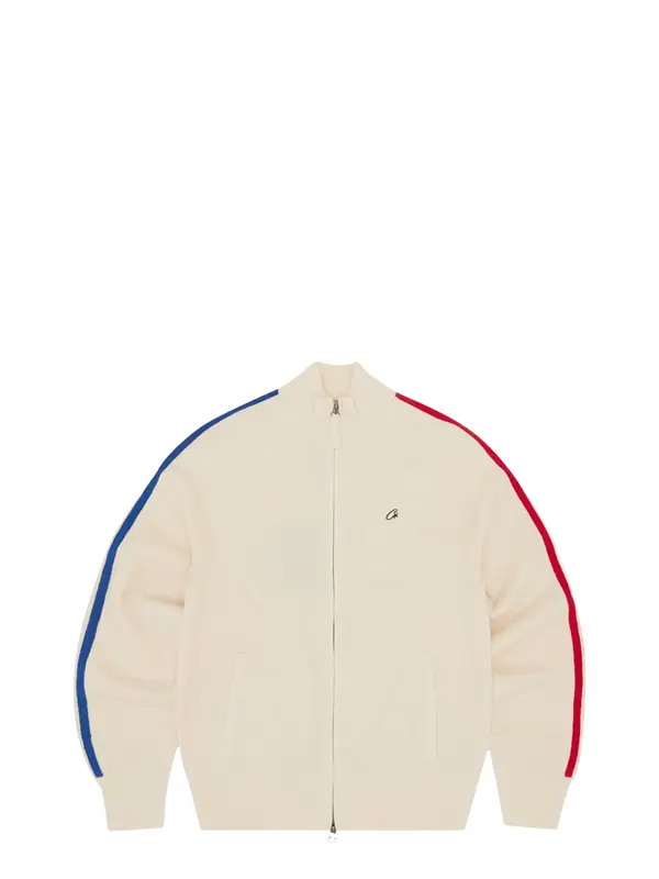 CORTEIZ Knit Zip Up Fleece - Cream