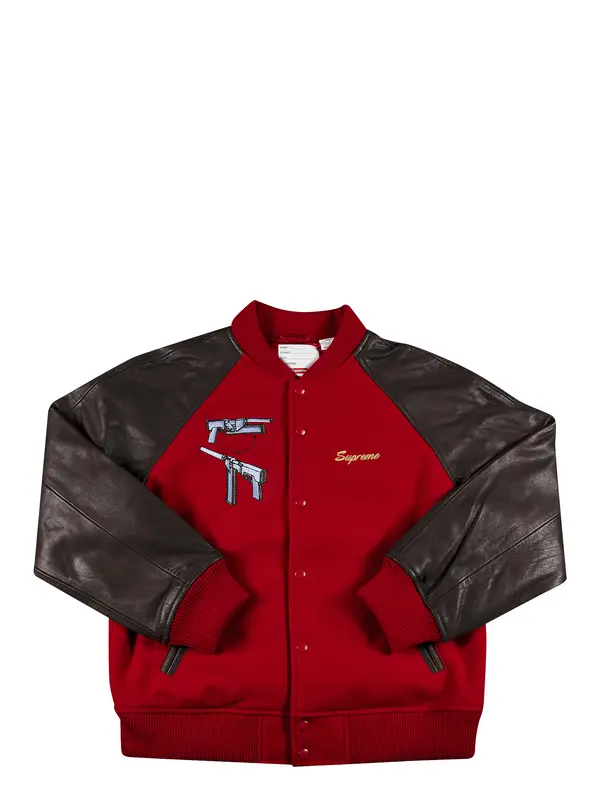 Supreme Aeon Flux Varsity Jacket - Red