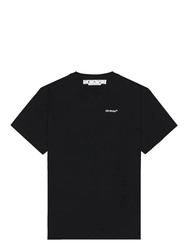 Off-White Arrows Logo Print Tee - Black