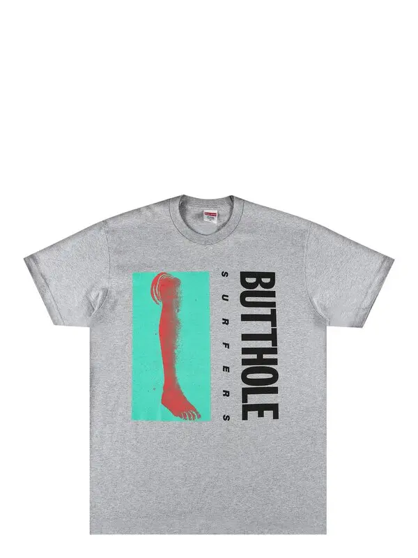 Supreme X Butthole Surfers Leg Tee - Grey