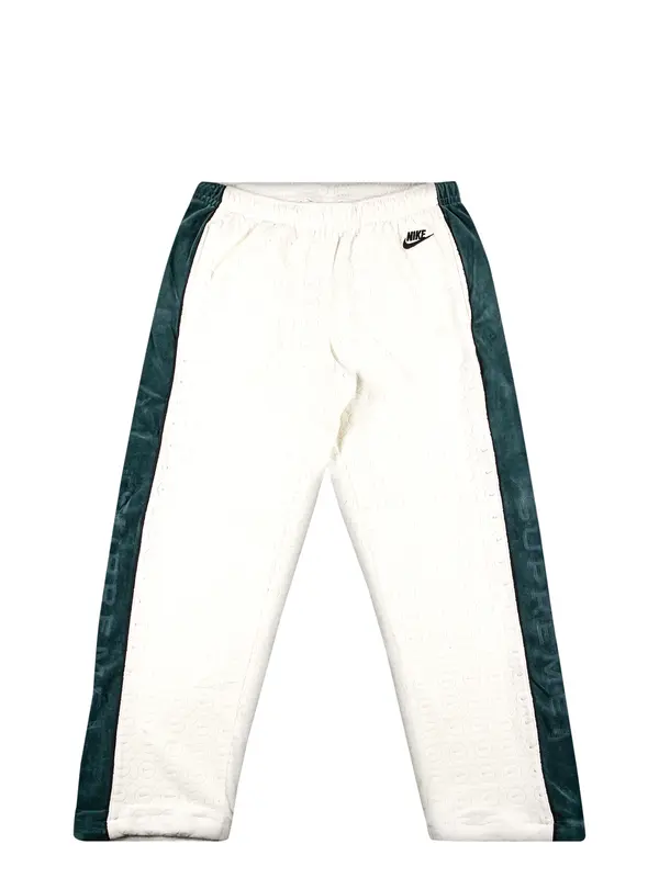 Supreme X Nike Velour Track Pant - White