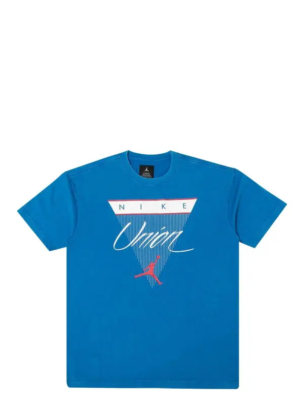 JORDAN X Union Nrg Vault Flight Triangle Tee - Blue