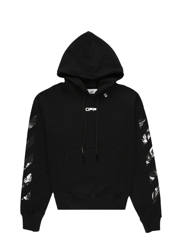 Off-White Caravaggio Square Over Sweatshirt - Black