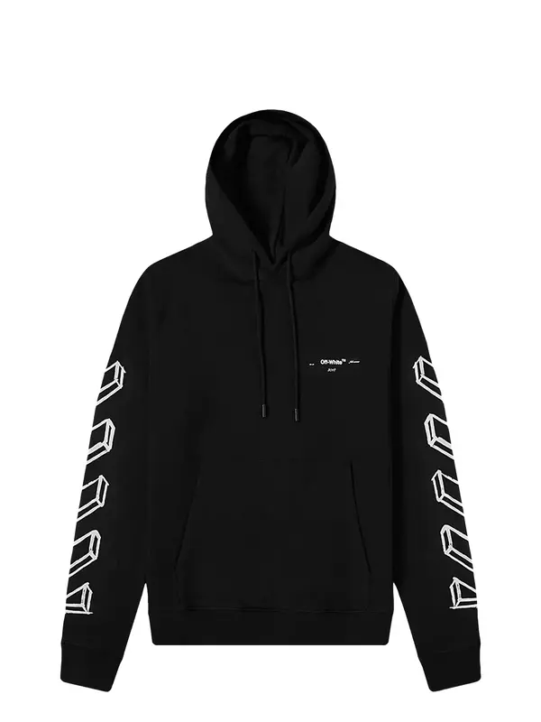 Off-White Diagonal Marker Arrows Hoodie - Black