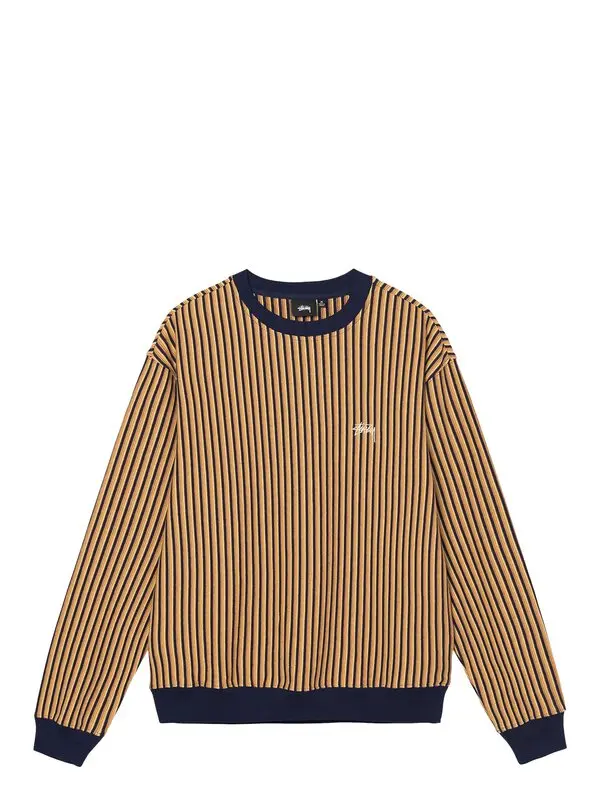 StÜssy Vertical Striped Long-sleeve 'navy - Blue
